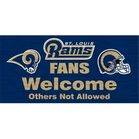 Fan Creations N0617 St.Louis Rams Fans Welcome Sign | Walmart Canada