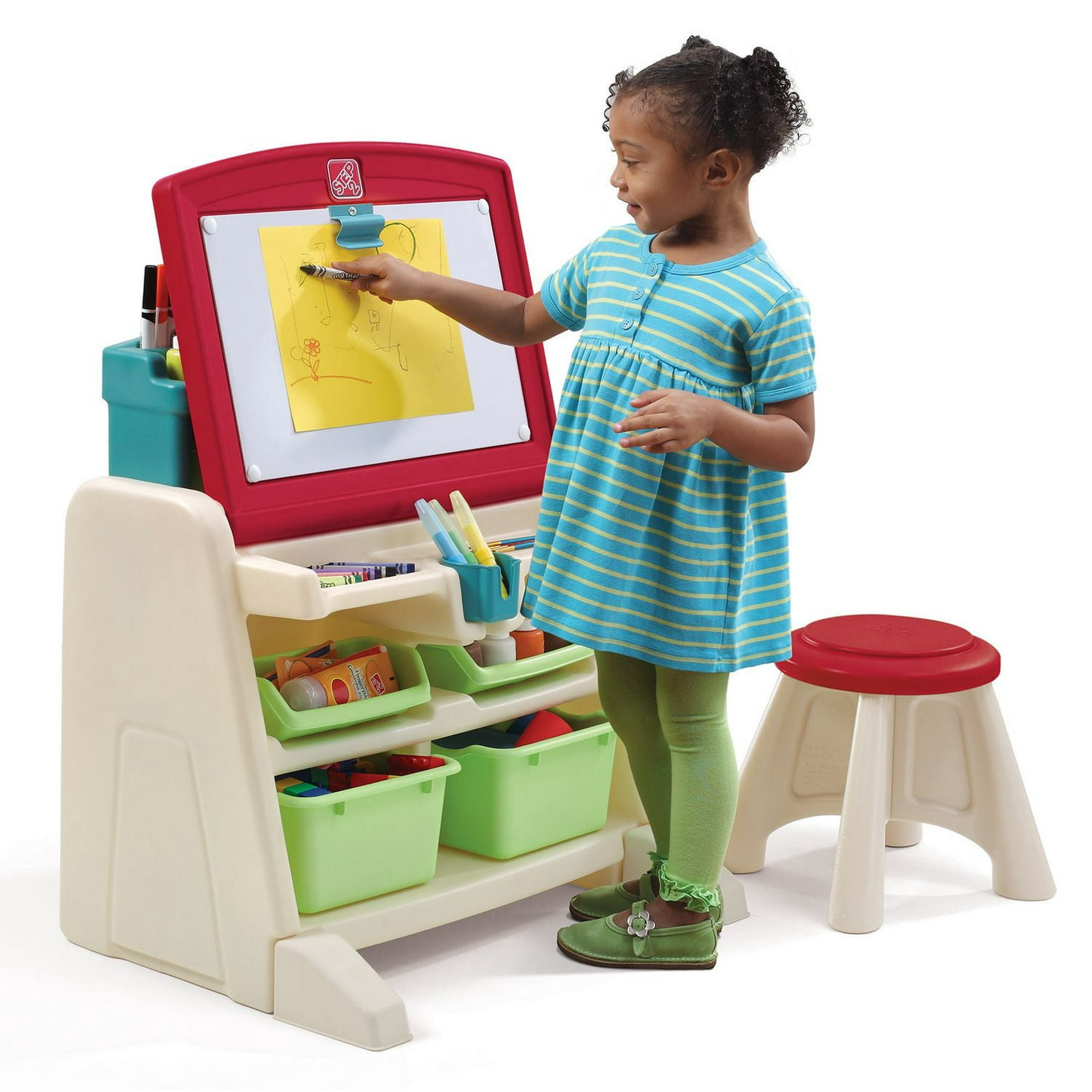 Click here for Step2 Flip And Doodle Easel Desk With Stool 29 X 2... prices