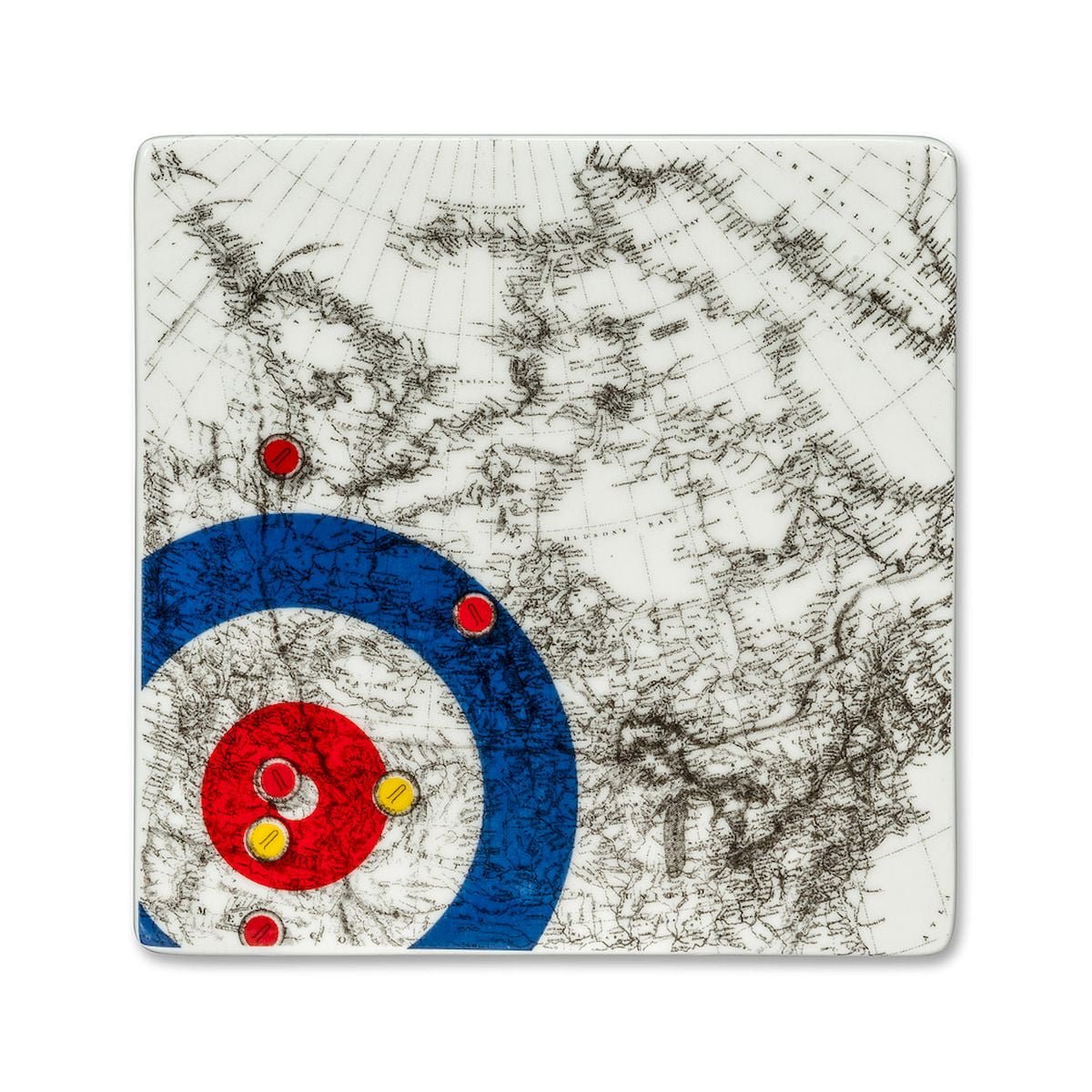 Set of 2 Curling with Canada Map Coaster - Walmart.com