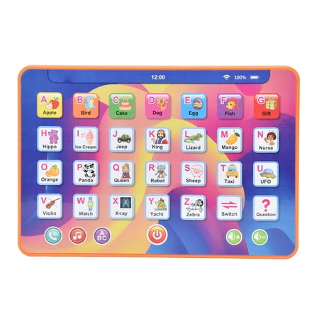 Ccdes Children Learning Tablet Alphabet Tablet English Letters 7in ...