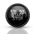 Xotic Tech Black Keyless Engine Ignition Switch Button Cap Cover ...