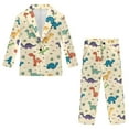 Xoenoiee Colorful Dinosaur Leaves Print Boys Suit for Wedding First ...