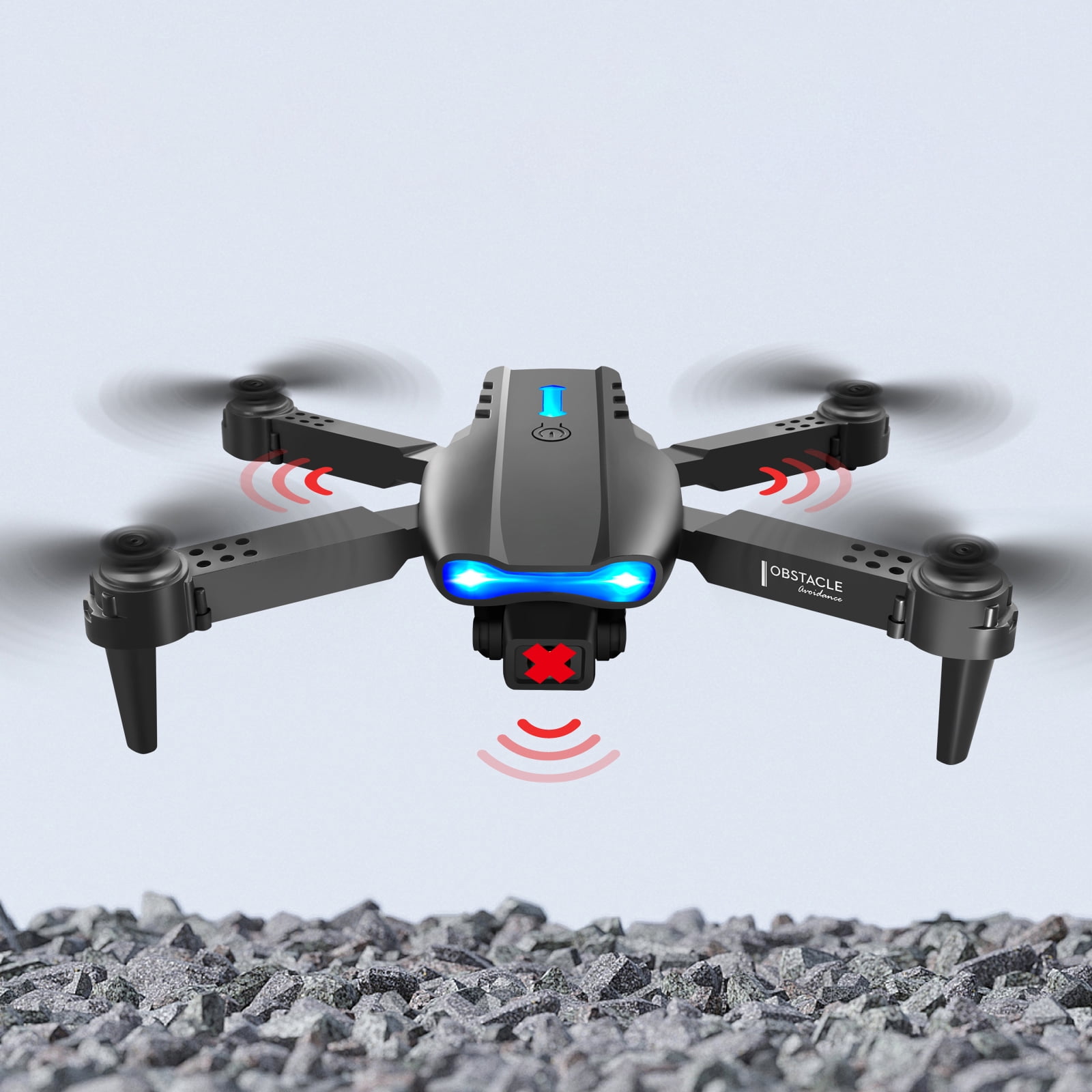 4CH 2.4GHz 6Axis FPV Drones Carga USB 4K HD Fotografía aérea para niños ...