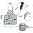 Beagle and Bone Blue Pattern Teens Aprons, Adjustable Neck Strap ...