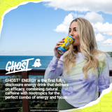 GHOST Energy Drink, Zero Sugar, SOUR PATCH KIDS Blue Raspberry Flavor ...