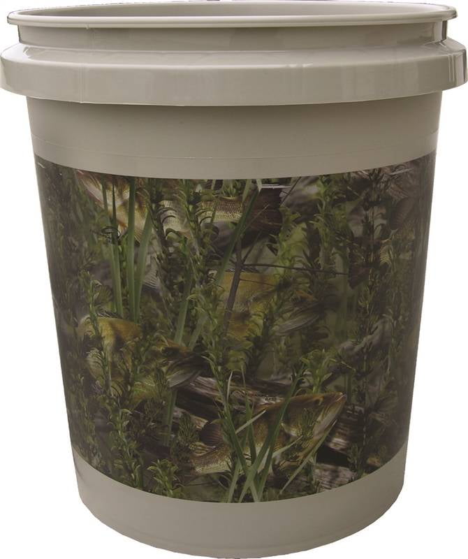 Encore Products Fishouflage Plastic Bucket, 5 gal - Walmart.com