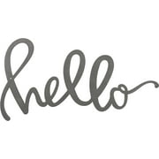 Metal Hello Sign