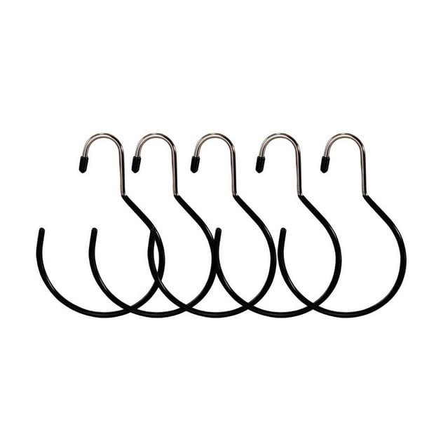 maskred 5 Pieces Home Hotel Adults Scarf Circle Hangers Wardrobe Closet ...