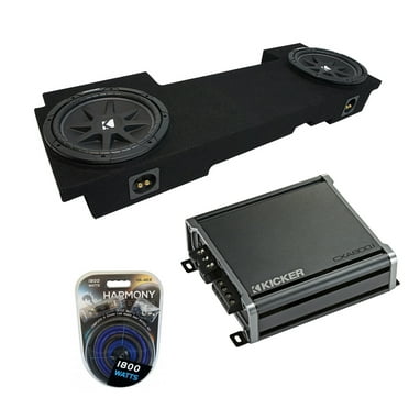 01-06 Chevy Silverado Non-HD Crew Kicker Comp C10 Dual 10" Sub Box HA ...