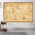 Vintage World Map Backdrop Globe Travel Backdrop Earth Map Adventure ...