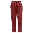 Dorkasm Womens Summer Drawstring Waist Wide Leg Loose Cotton Linen