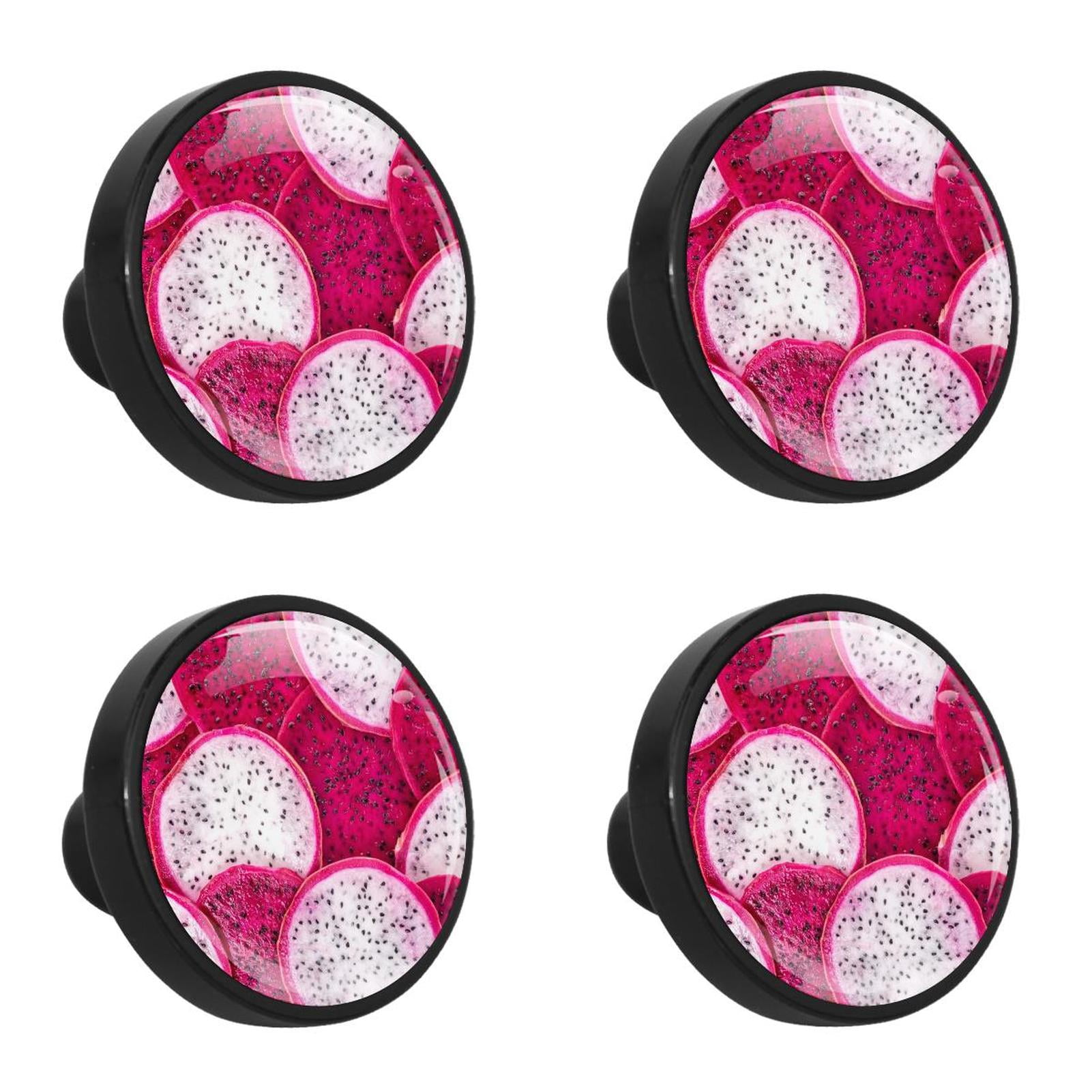 4 Pcs Dragon Fruit Knobs for Kitchen Cabinet Cupboard Dresser Bookcase ...