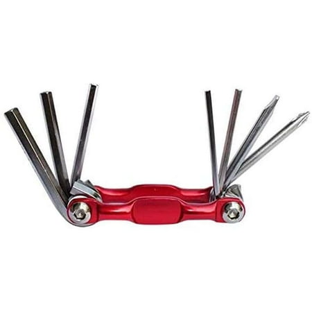 Crday DIY Tools Folding Hex Key Set Slotted Phillips Screwdriver Set ...