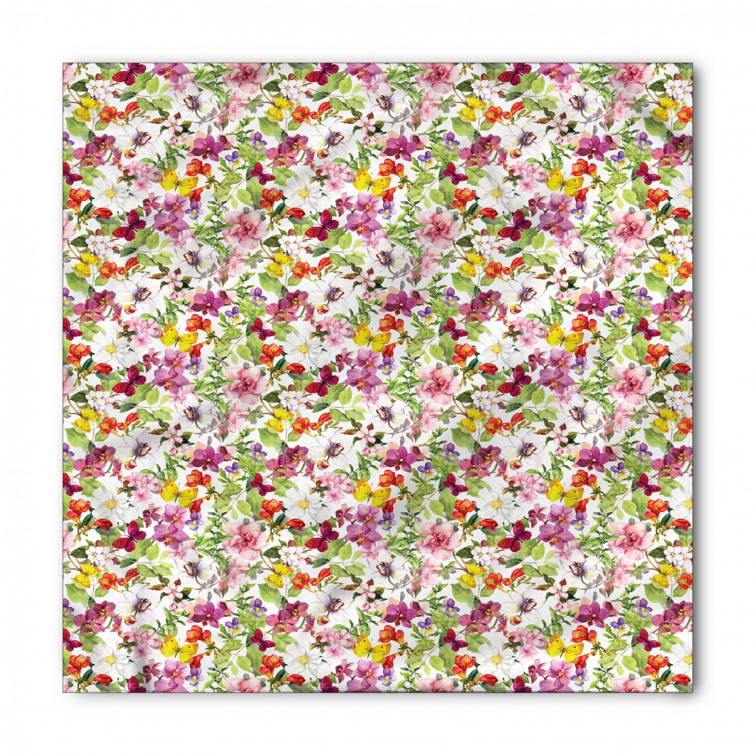 Flower Bandana, French Vintage Flowers, Unisex Head and Neck Tie, by ...