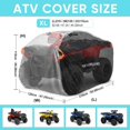 ATV Cover Waterproof Heavy Duty XL Universal Quad Cover Outdoor Storage ...