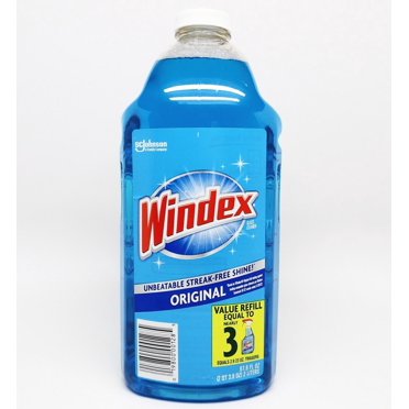 Windex® Glass Cleaner, Original Blue, Spray Bottle, 23 fl oz - Walmart.com
