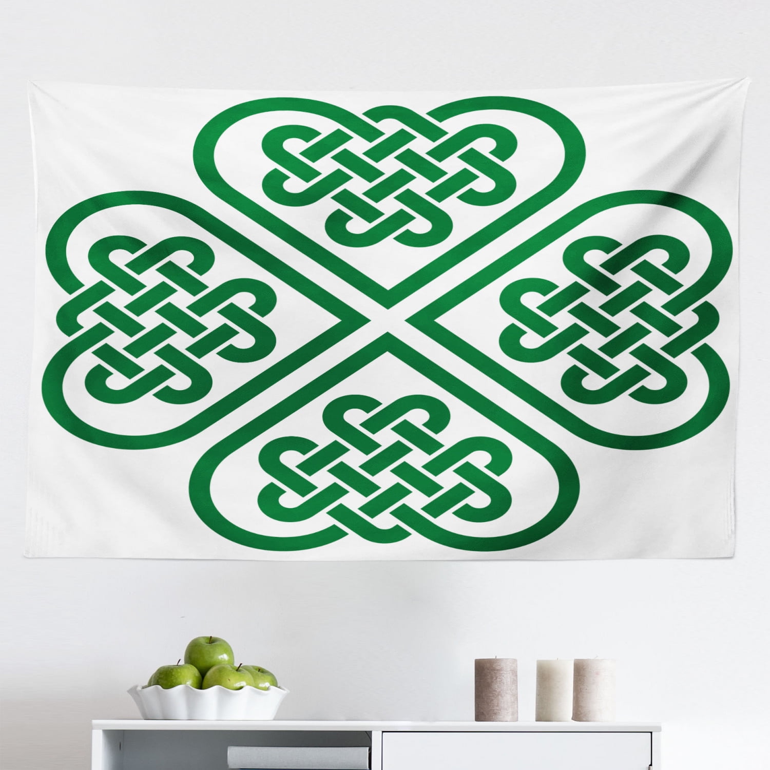 Celtic Tapestry, Gothic Image in Celtic Style Simplistic Traditional ...
