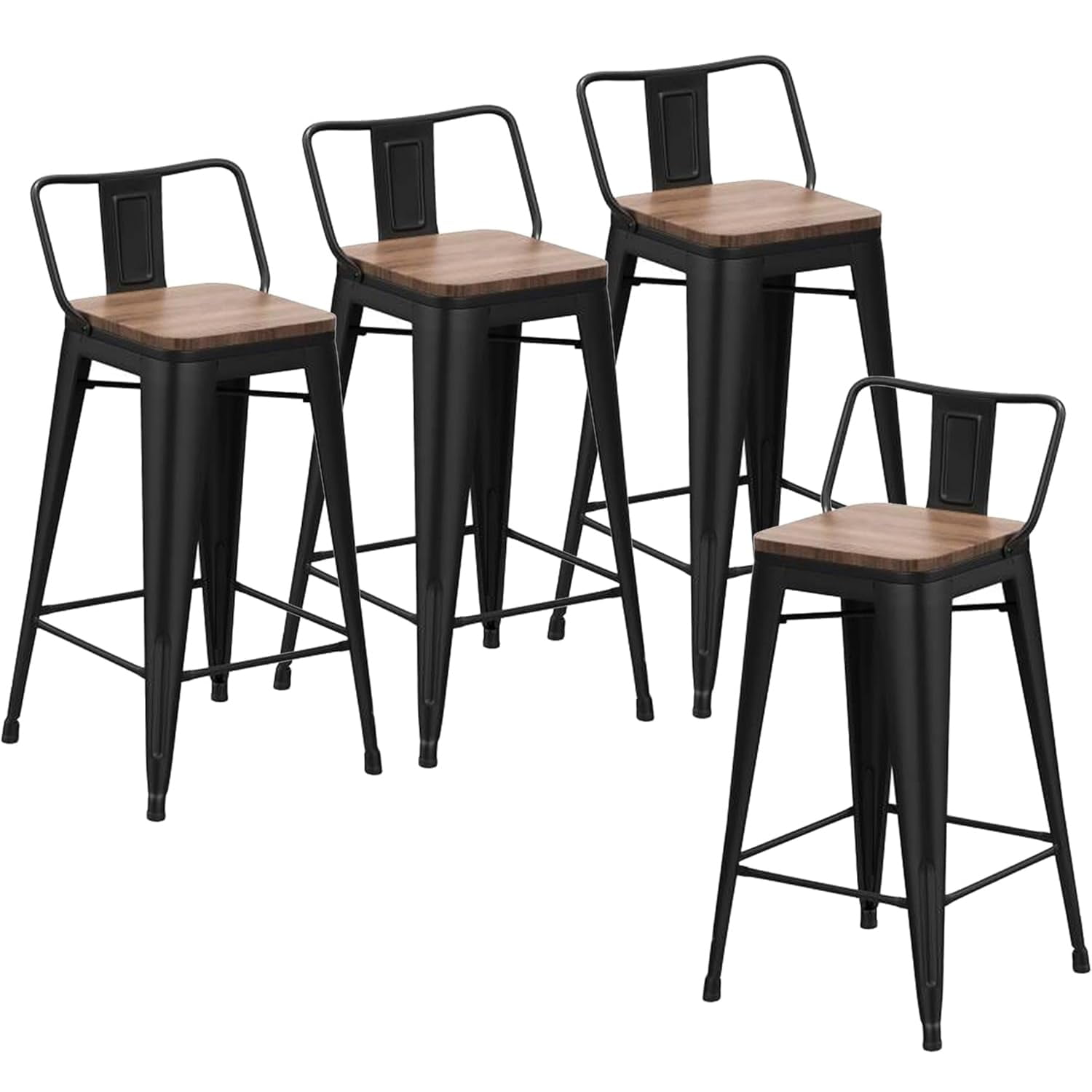 Click here for Changjie Furniture 24 Inch Bar Stools Set Of 4 Ind... prices