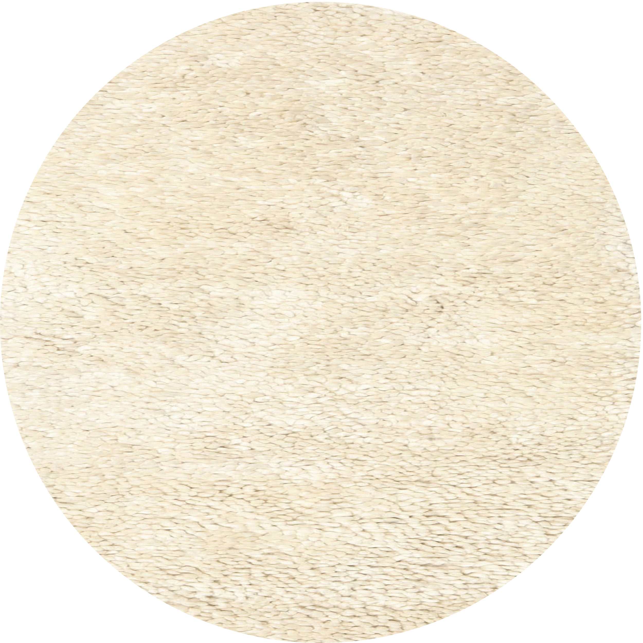Ahgly Company Indoor Round Contemporary Golden Blonde Gold Solid Area ...