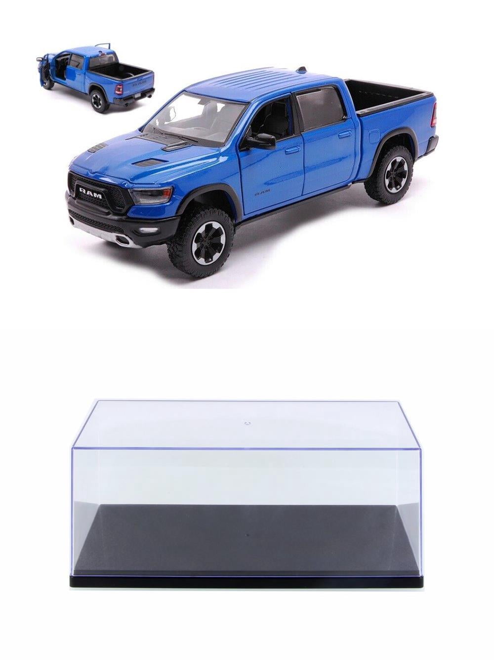 Diecast Car w/Display Case - 2019 Dodge Ram 1500 Crew Cab Rebel Pickup ...