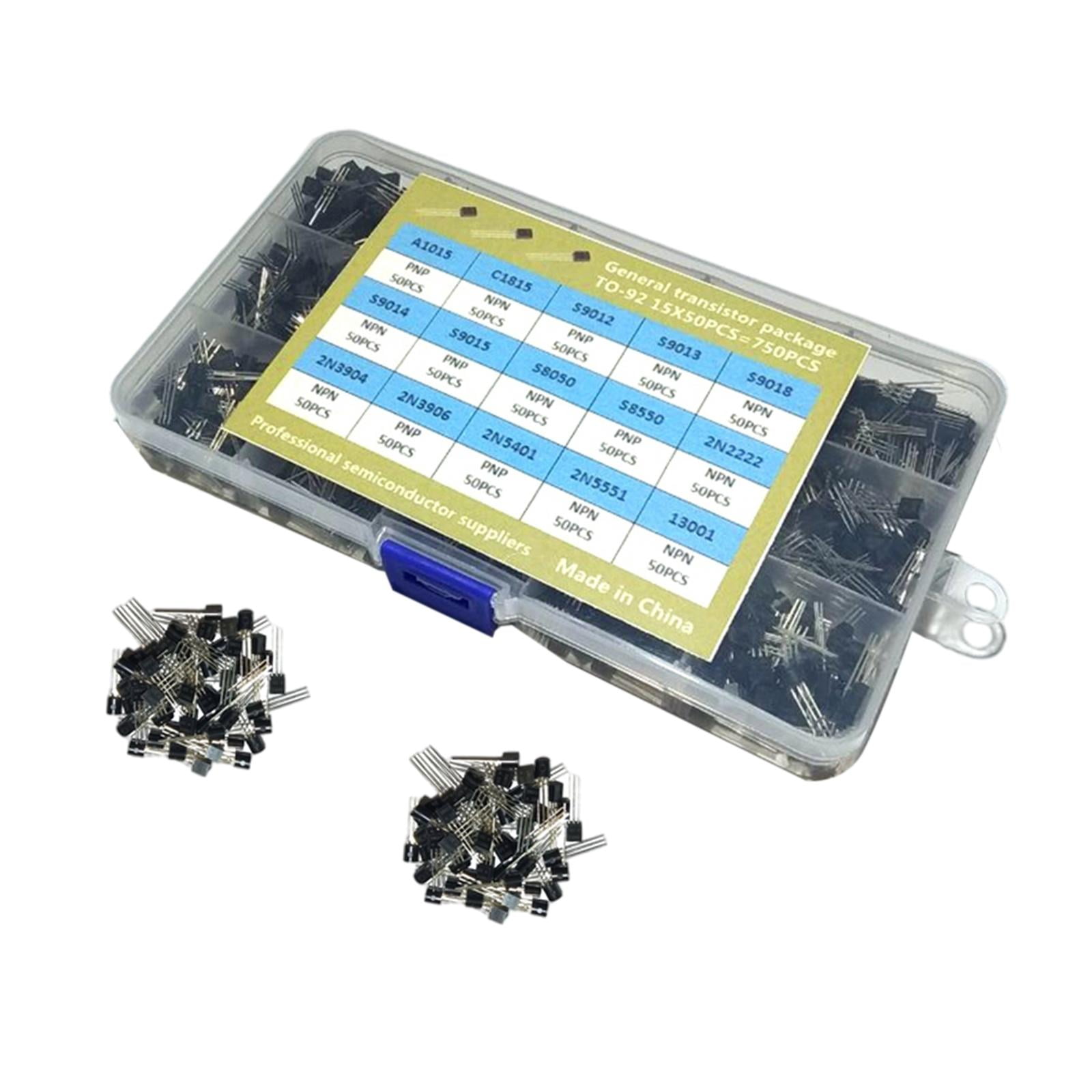 750 Caja De Surtido De Transistores Generales DYNWAVEMX Transistor ...
