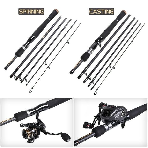 CAPACI Fishing Rod,Carbon Rod Lure / 6 Carbon Rod Lure Rod 6 Carbon Rod ...