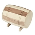 Wooden Pigg y Bank Safe Money Box Savings Barrel Wood Carving Handmade ...