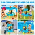 WIDELAND Blossom Sand and Water Table for Toddlers, 2-Tier kids Water ...