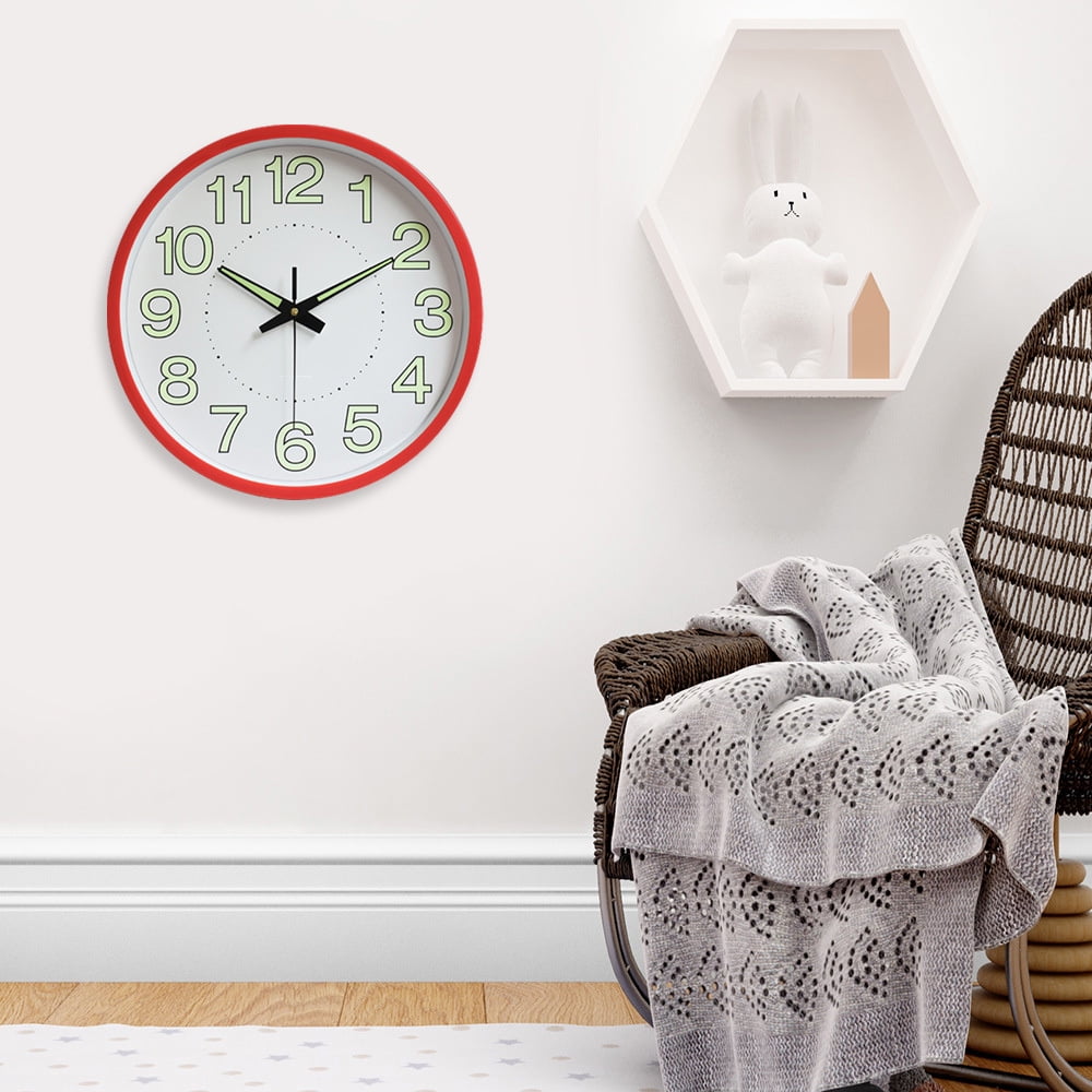 30CM Luminous Hanging Clocks Round Wall Electronic Clock for Porch ...