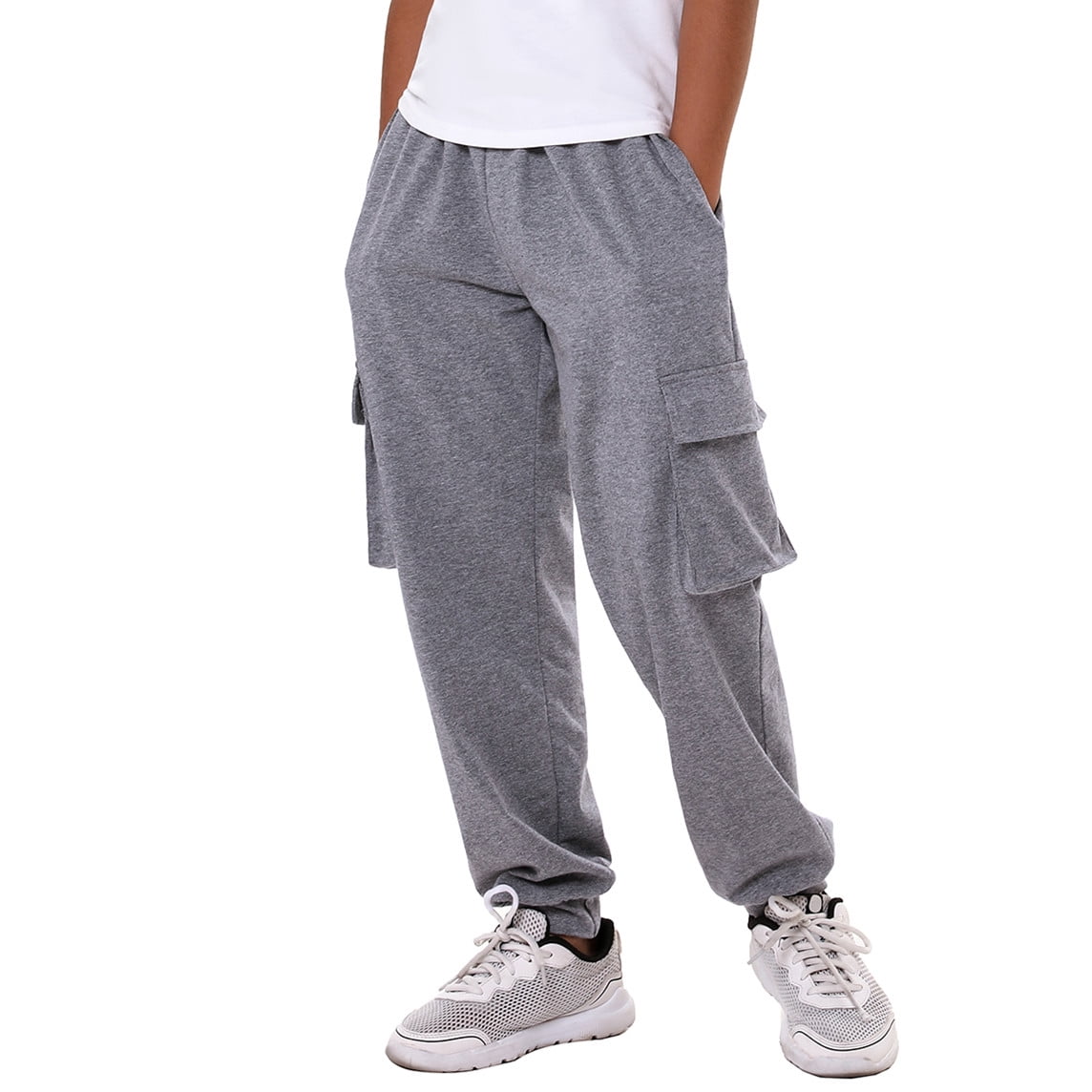 Uniexcosm Boys Sweatpants Pants Sports Cargo Pants for Boy Age 3-12 ...
