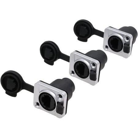 SZRMCC RJ45 Panel Mount Connector Cat5e RJ45 Ethernet Female LAN Module ...