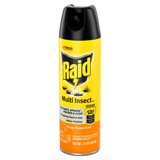 Raid Indoor & Outdoor Bug Spray, Multi Insect 7, Kills Spiders & Flying ...