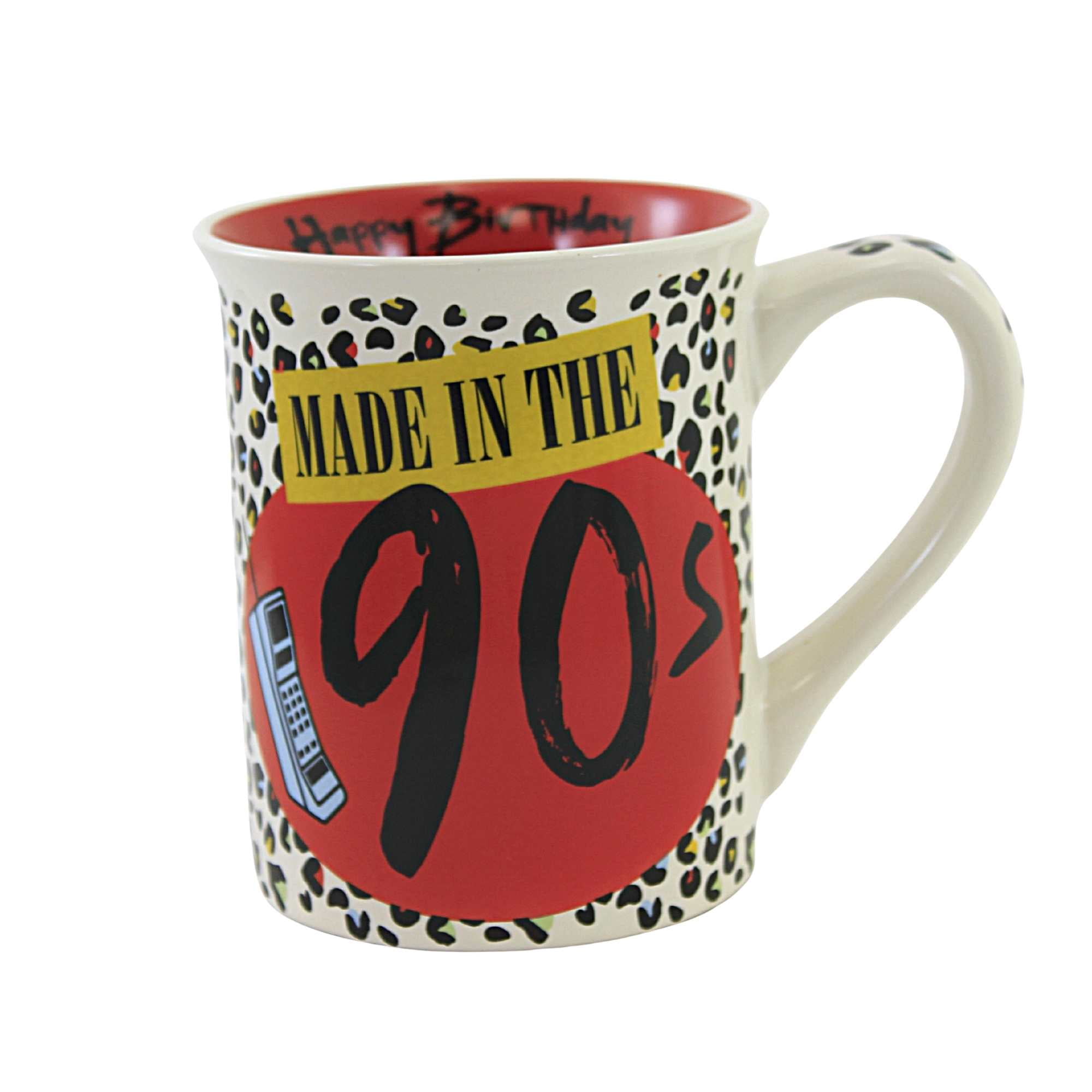 Tabletop Made In The 90'S Mug Stoneware Happy Birthday 6010055 ...