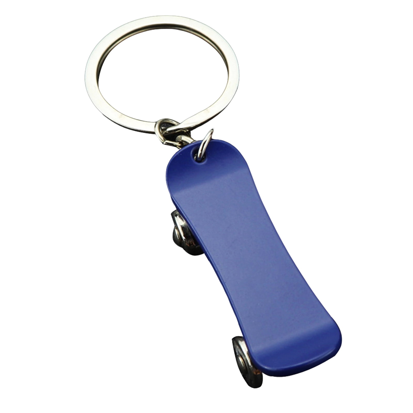 Multitrust keychain, portable solid color metal keychain with scooter ...