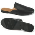 Atoshopce Mules for Women Round Toe Slip On Flat Mules Summer Shoes for ...