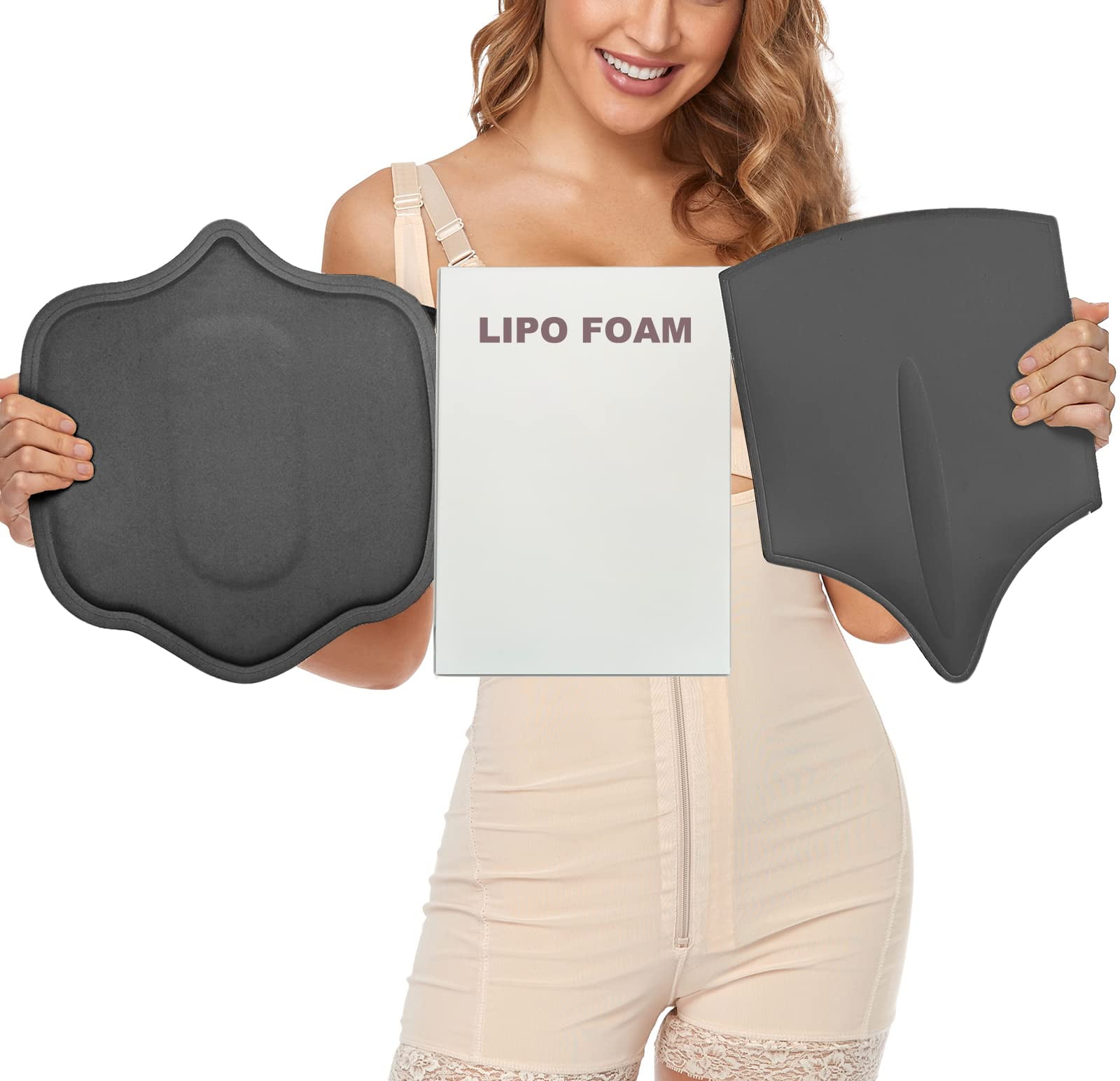KUSMOO 3 Pack Lipo Foam Board Ab Board Post Surgery Liposuction ...