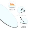 30 Inch Round Glass Table Top Thick Tempered Glass Round Table Top ...