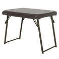 Lifetime 24 inch Compact Rectangle Folding Table, Indoor/Outdoor Light ...