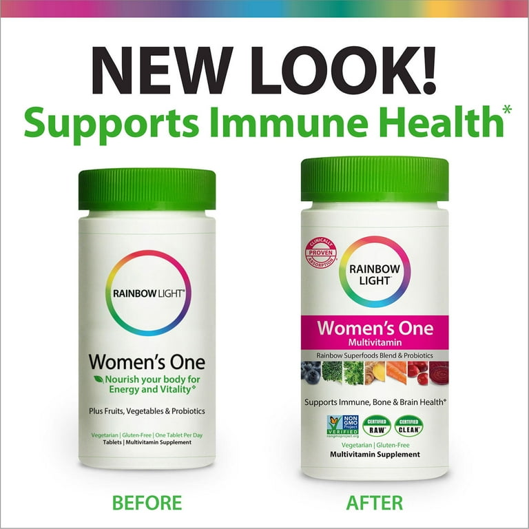 Rainbow Light Advanced Nutritional System Food Based Tablets 180 ...