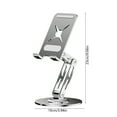 Gumesh Metal Desktop Tablet Stand - Rotating, Foldable Portable Holder ...