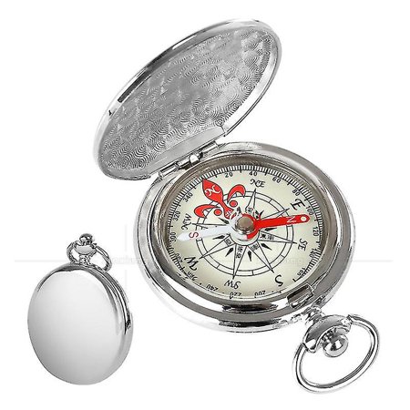 Pocket Watch Flip Compass Portable Hiking Navigation Compass--Quantity ...
