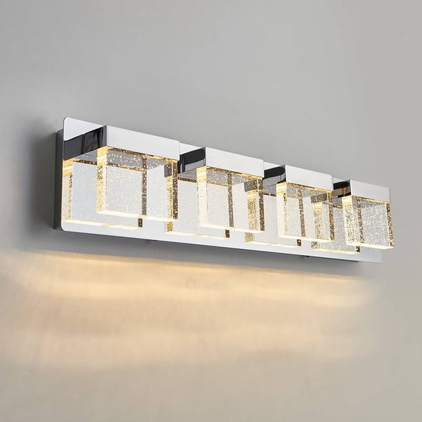 Artika Bubble Cube 4-light Integrated LED Vanity Light Chrome - Walmart.com