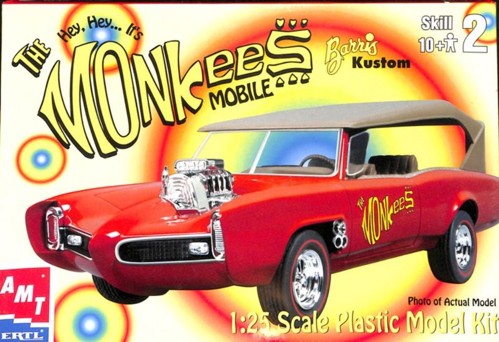 AMT ERTL 1:25 The Monkees Mobile Barris Kustom Plastic Model Kit #30259 ...