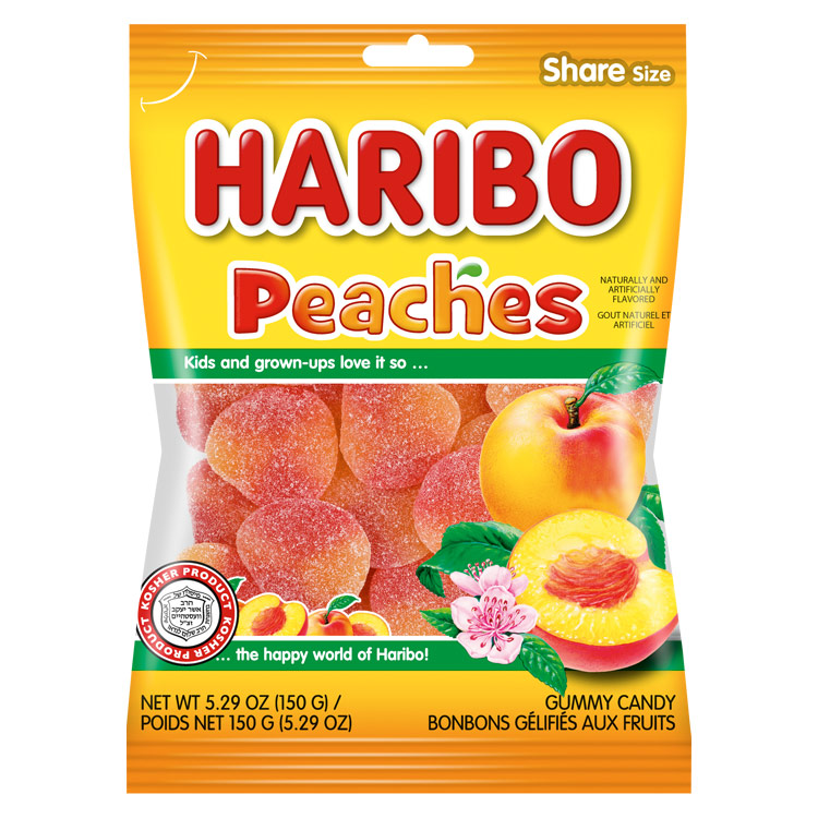 Kosher Haribo Peaches (pack of 6) - Walmart.com