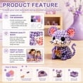 Bead Embroidery Kit, DIY Animal Beading Kit, 3D Beaded Animal Kit with ...