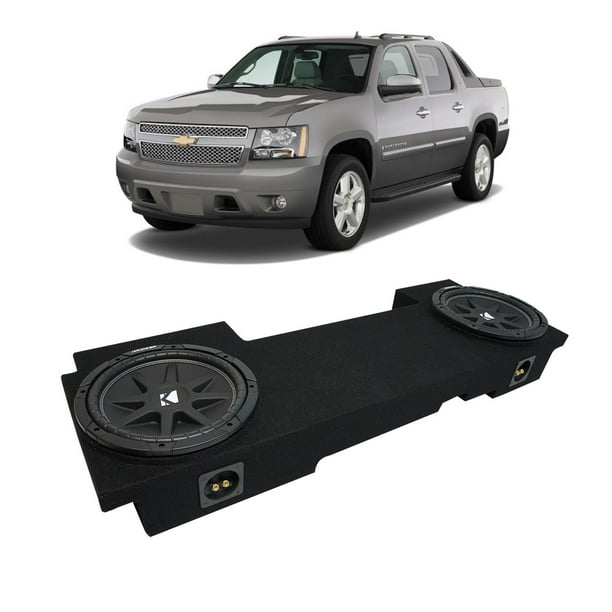 02-13 Chevy Avalanche Underseat Kicker Comp C10 Dual 10" Sub Box New ...