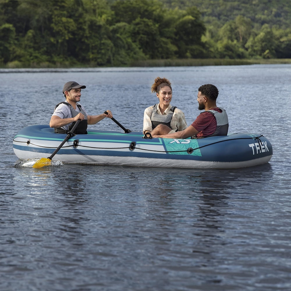 Bote Inflable Lancha Hydro Force Trek X3 Personas Con Remos | Bodega ...