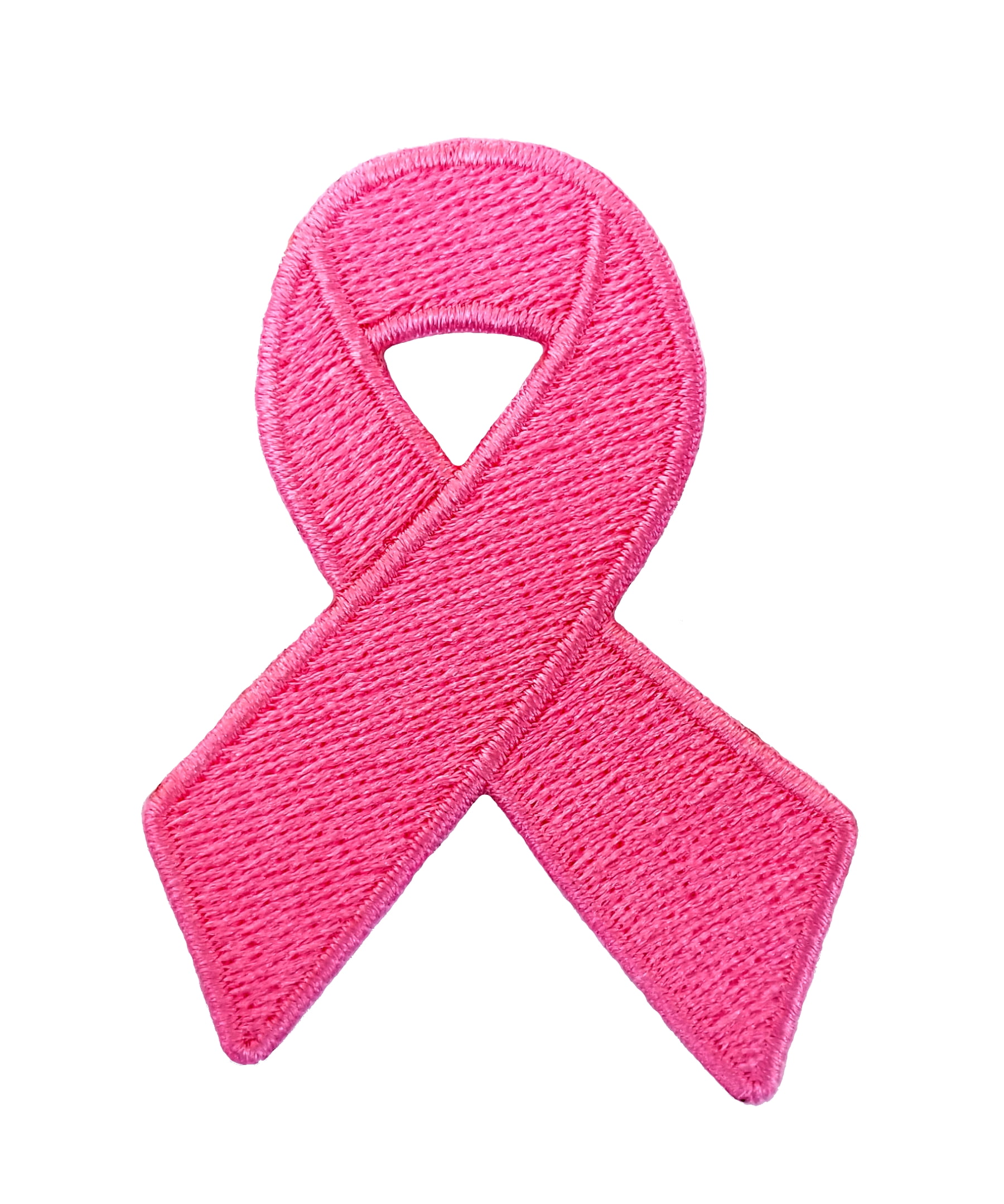 Awareness Ribbon Breast Cancer Embroidered Sew/Iron On Patch 2.5" x 1.8 ...