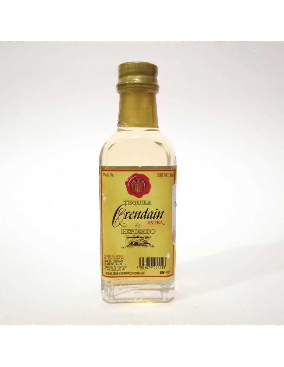 Pack de 4 Tequila Orendain Extra Reposado Mini 50 ml Orendain Extra ...
