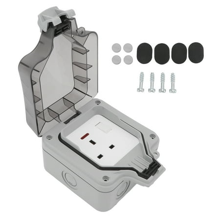 Wall Outlets Switches Combination, UK Plug Switch Buckle IP66 ...